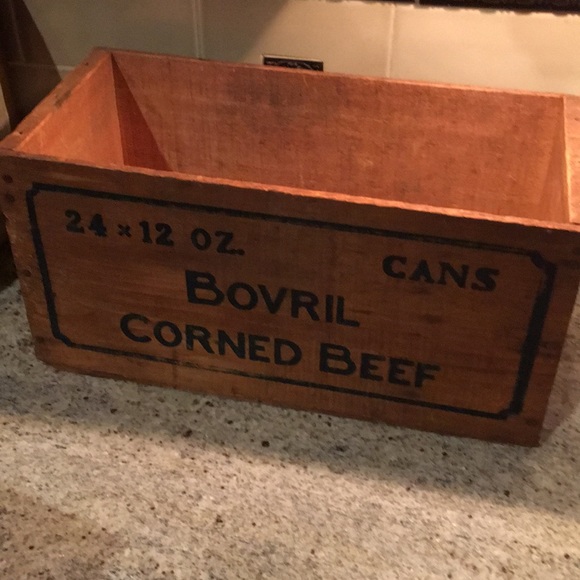 Vintage | Accents | Vintage Corned Beef Shipping Box | Poshmark